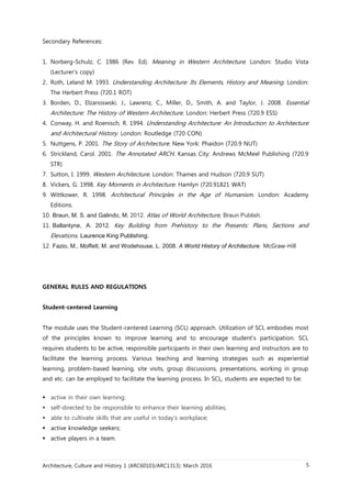 Precedent studies project 1 brief | PDF