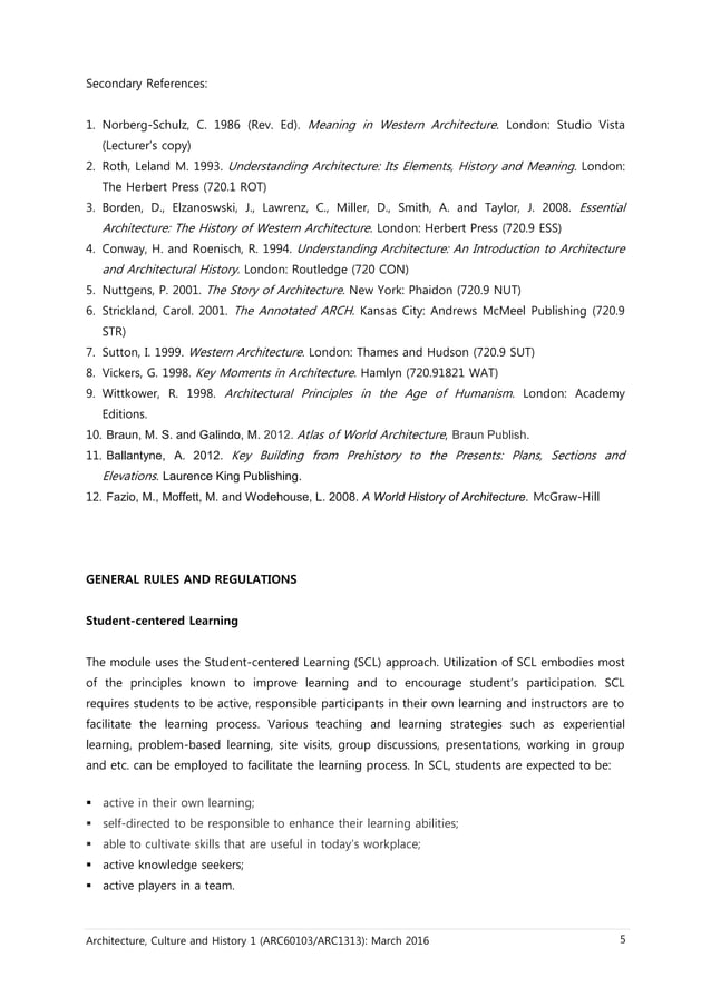 Precedent studies project 1 brief | PDF