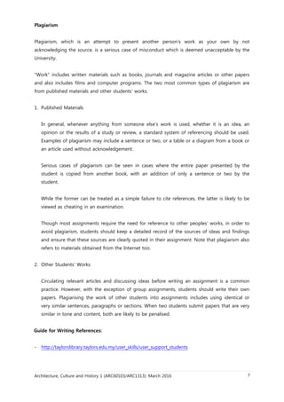 Precedent studies project 1 brief | PDF