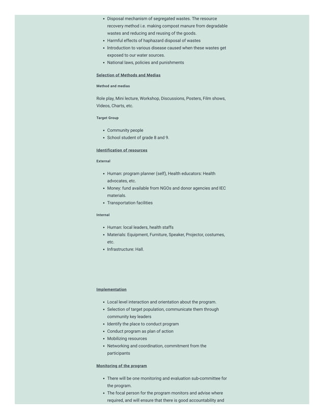 Precede proceed model example