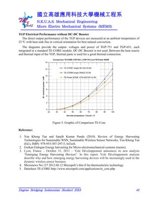 Energy Harvesting For Wireless Sensor System With Te-Core | PDF