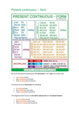 Precent contuinous.pdf