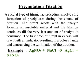 Precepitation titration mohrs method | PDF