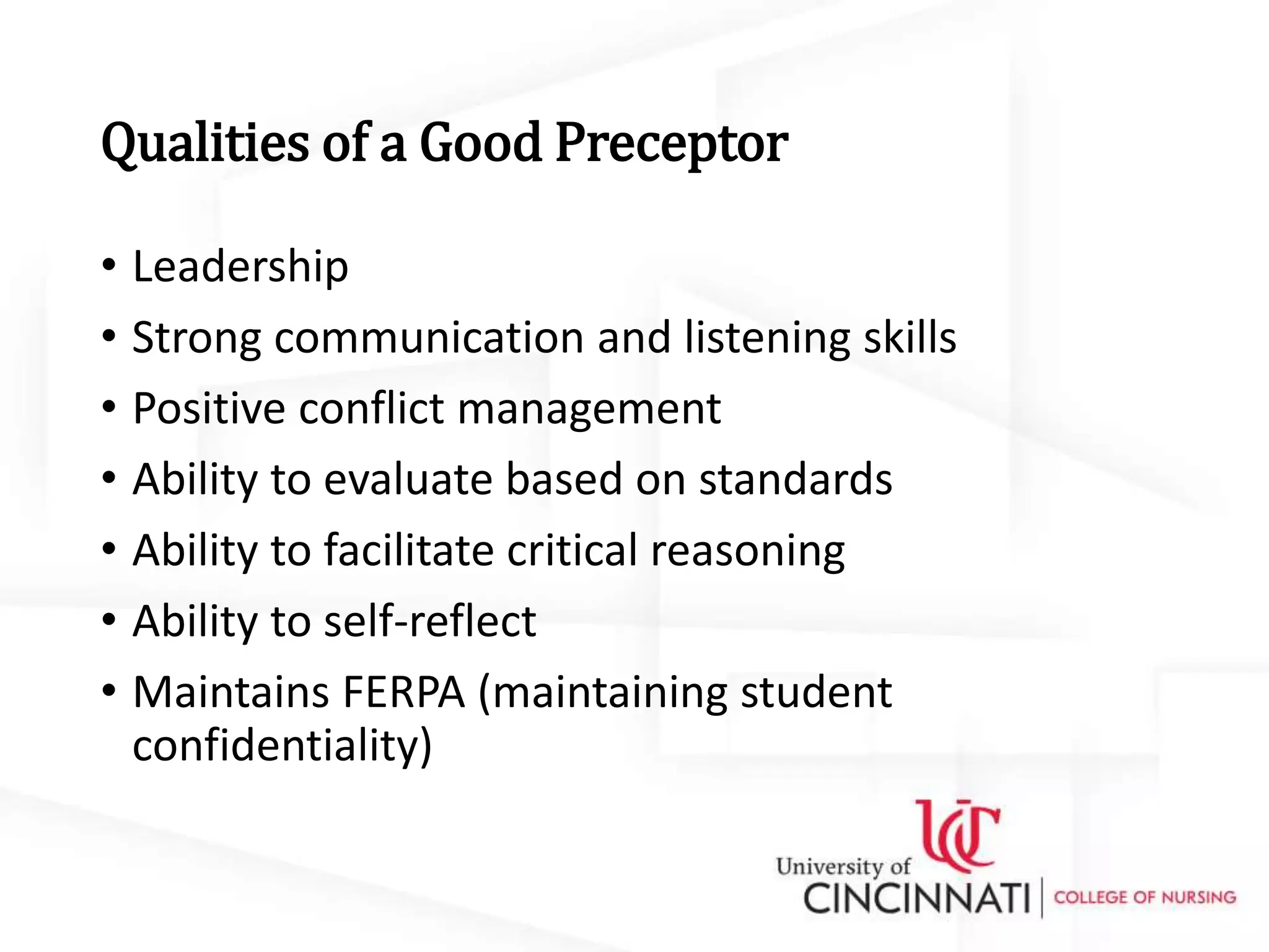 Preceptor Training | PPTX