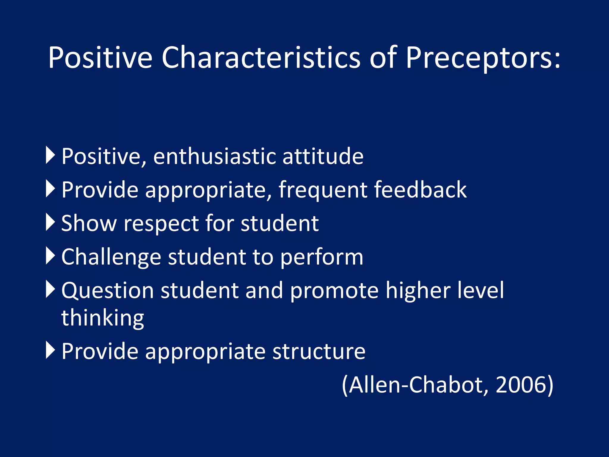 Preceptorship | PPTX