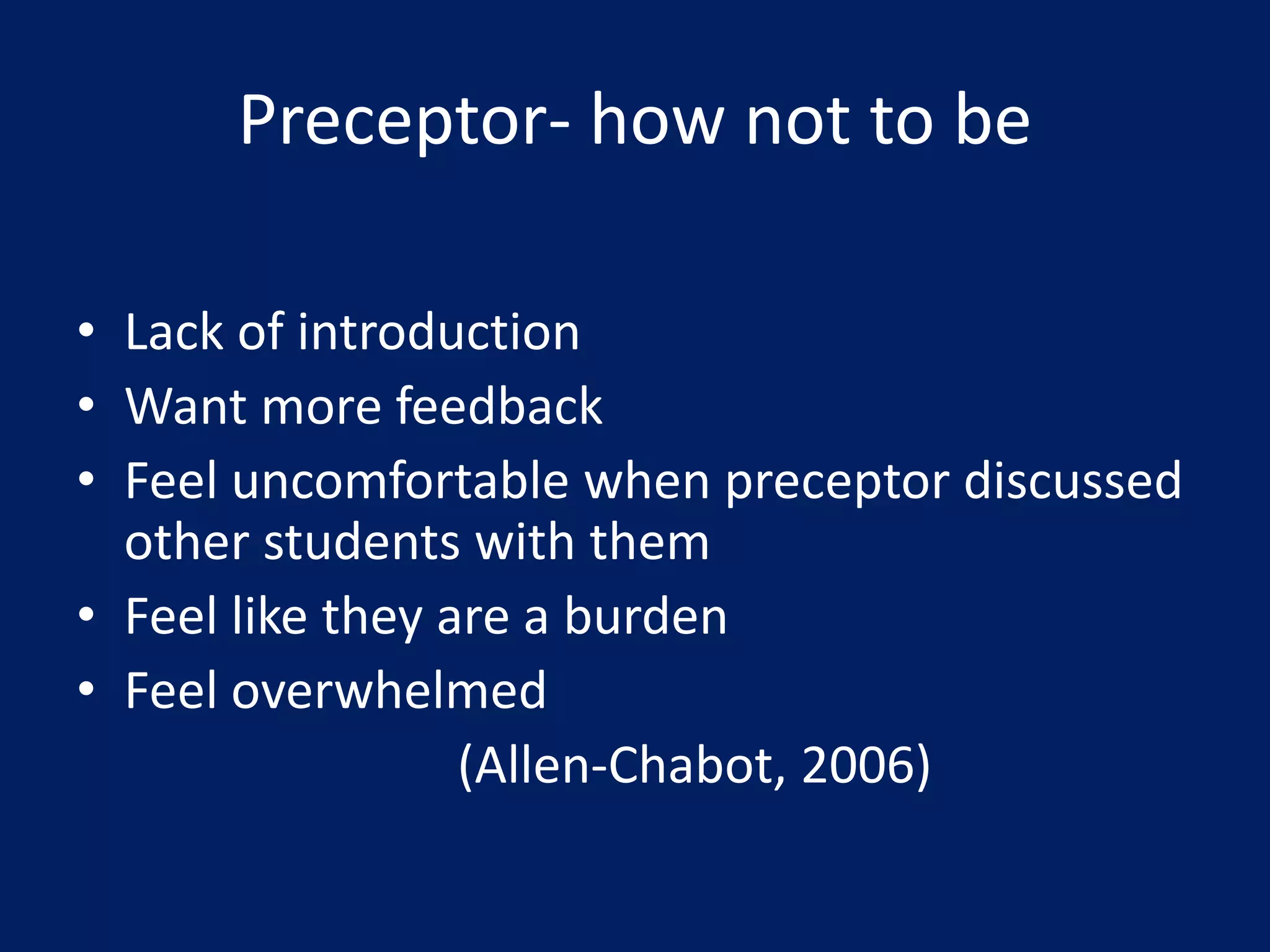 Preceptorship | PPTX