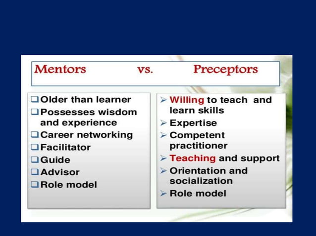 Preceptorship | PPTX
