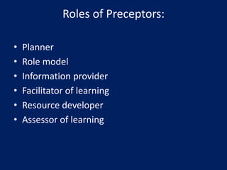 Preceptorship | PPTX