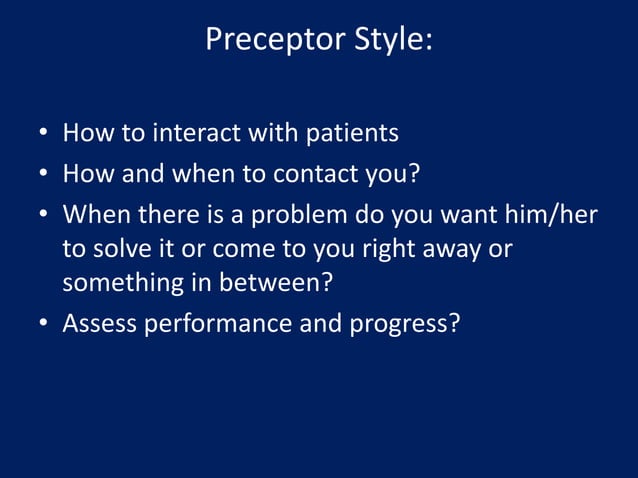 Preceptorship | PPTX