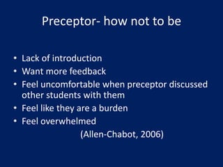 Preceptorship | PPTX