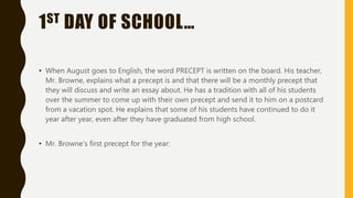 Precepts lesson #1 | PPTX