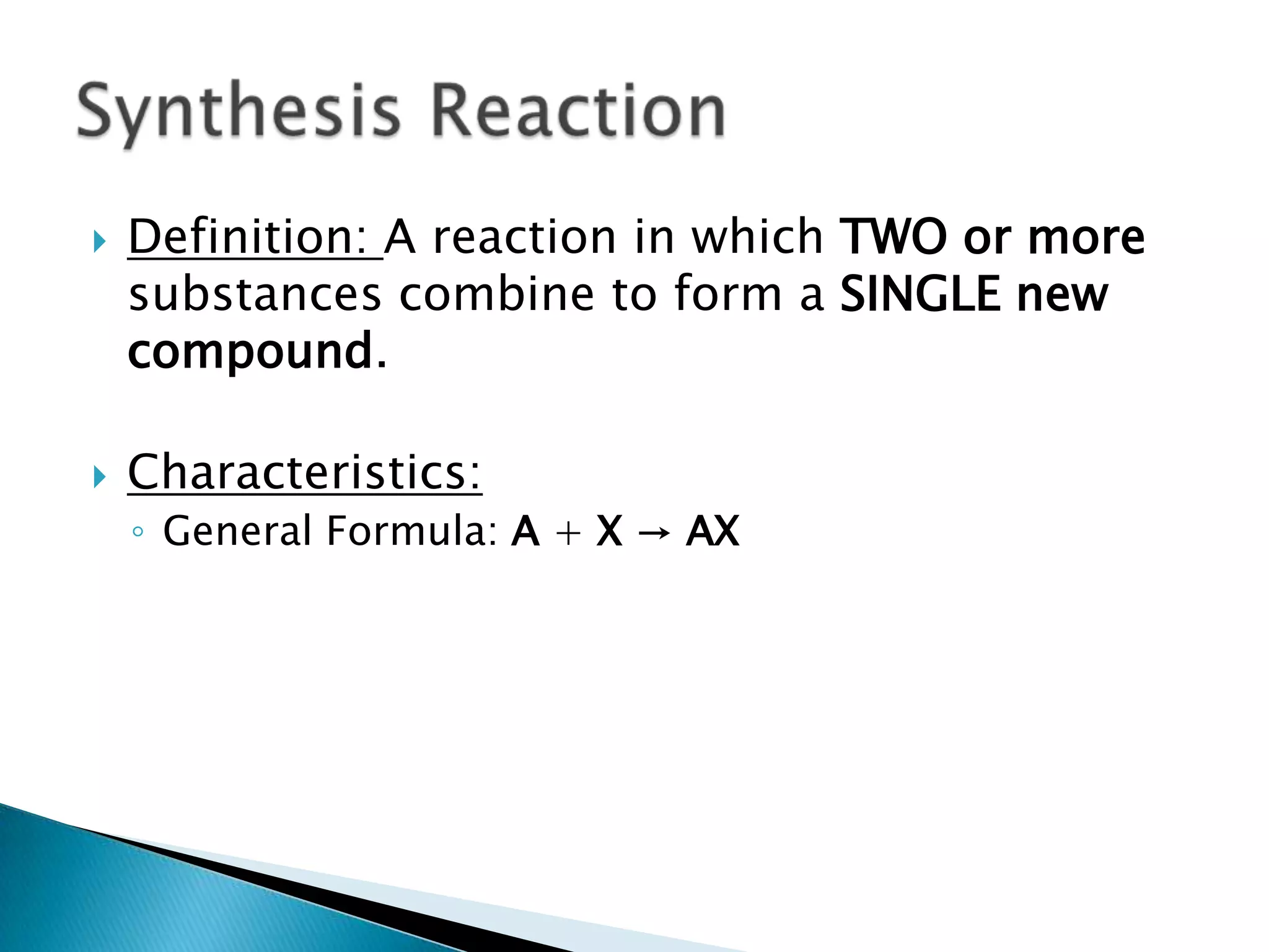 Classification of Chemical Reactions | PPTX