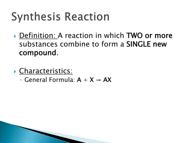 Classification of Chemical Reactions | PPTX