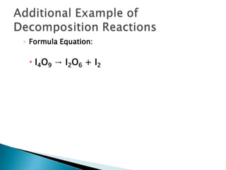 Classification of Chemical Reactions | PPTX