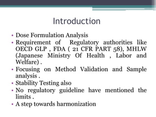 Precilincal dose formulation | PPTX