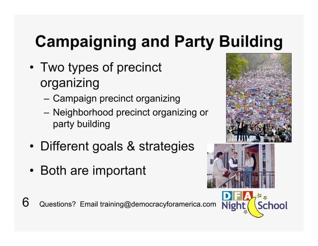 Precinct Organizing- Getting Started | PPT