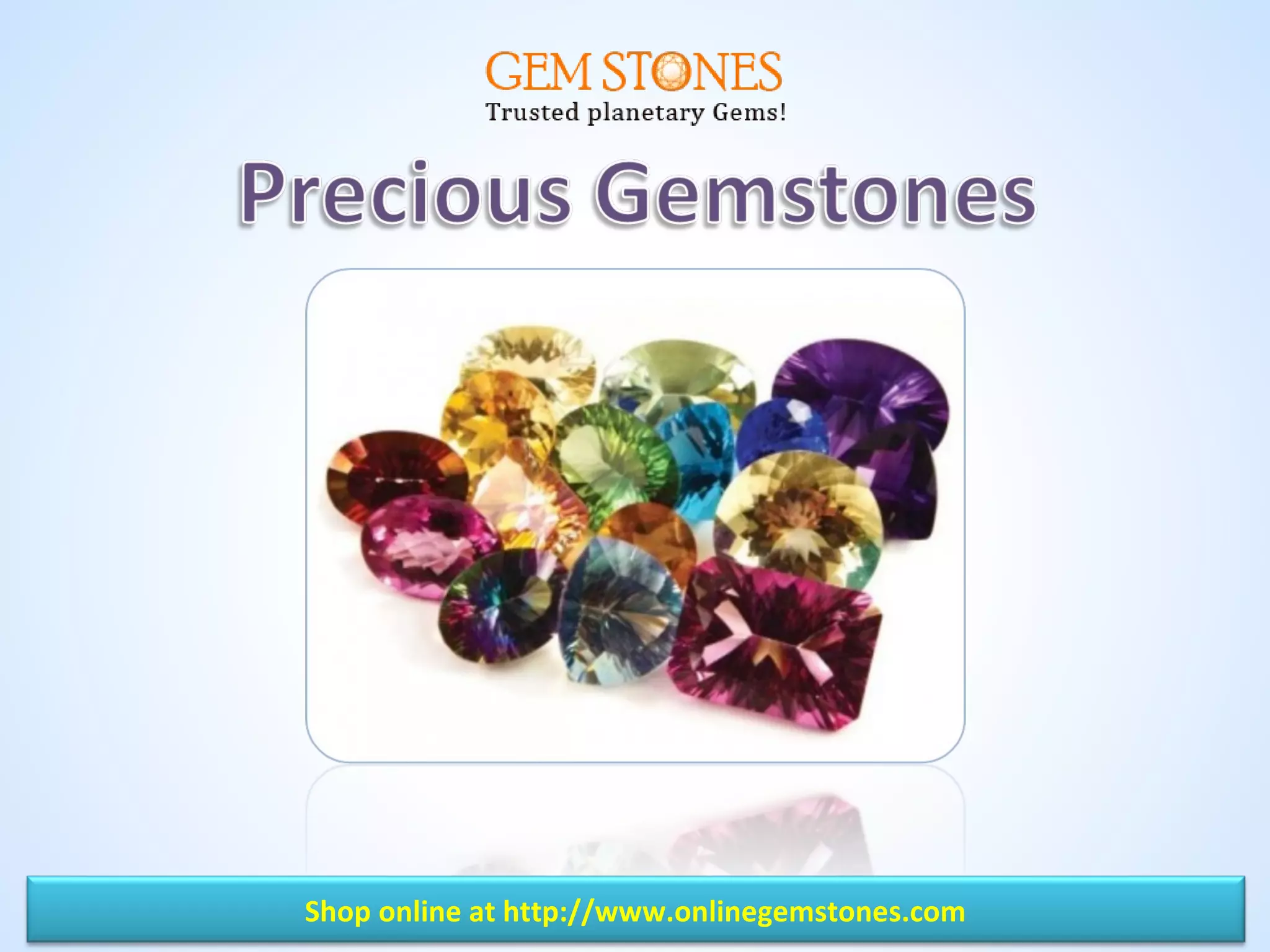 Precious Gemstones | PPT