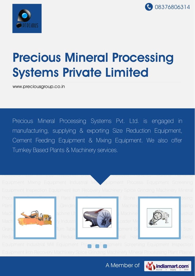Precious mineral-processing-systems-private-limited | PDF