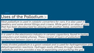 Precious elements found on earth and their uses | PPTX
