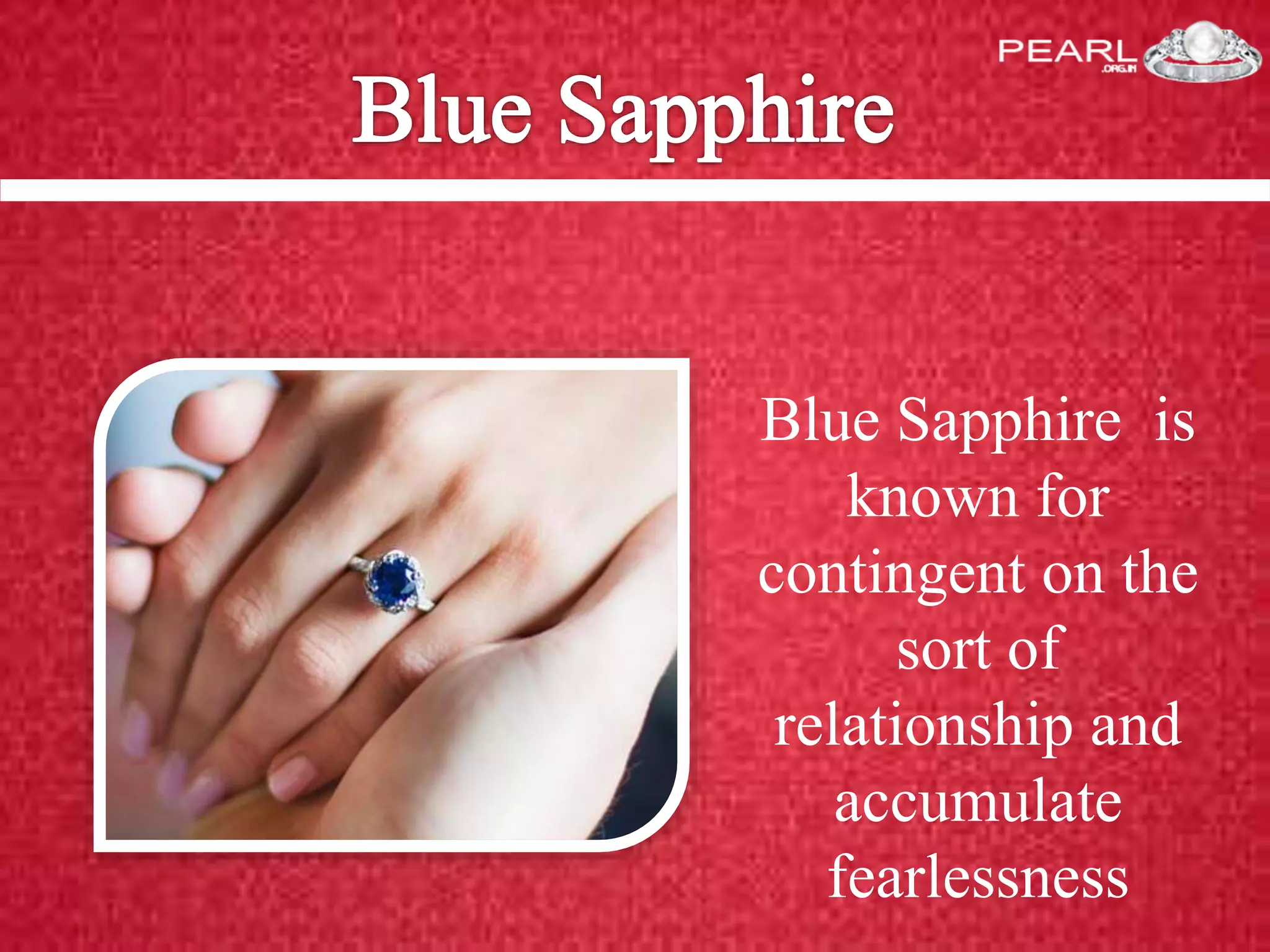 Precious Gemstone For Marriage Relation | PPTX