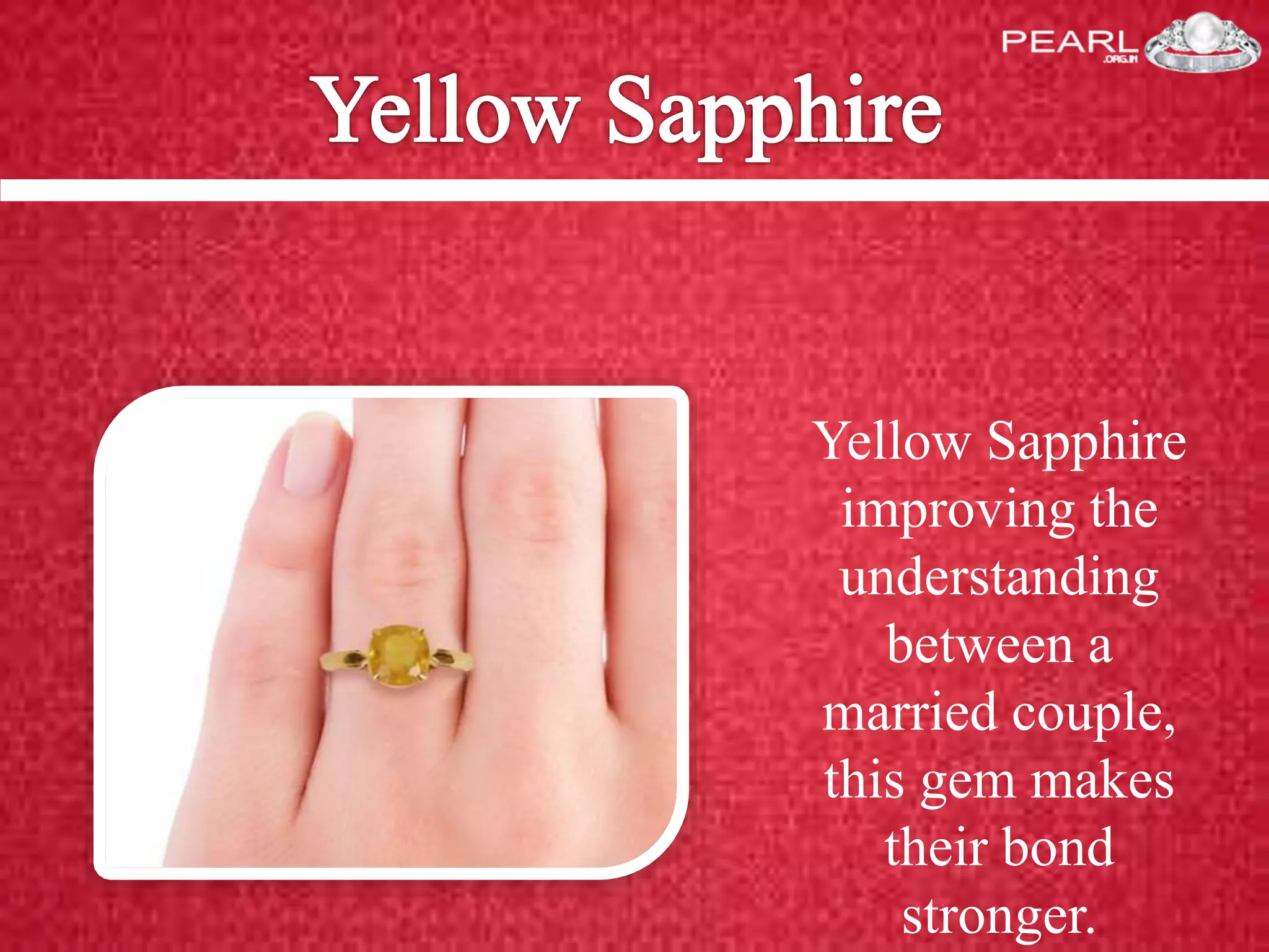 Precious Gemstone For Marriage Relation | PPTX