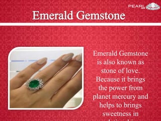 Precious Gemstone For Marriage Relation | PPT