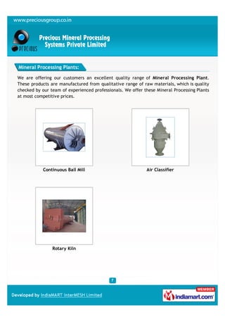 Precious Mineral Processing Systems Private Limited, Ahmedabad, Mineral ...