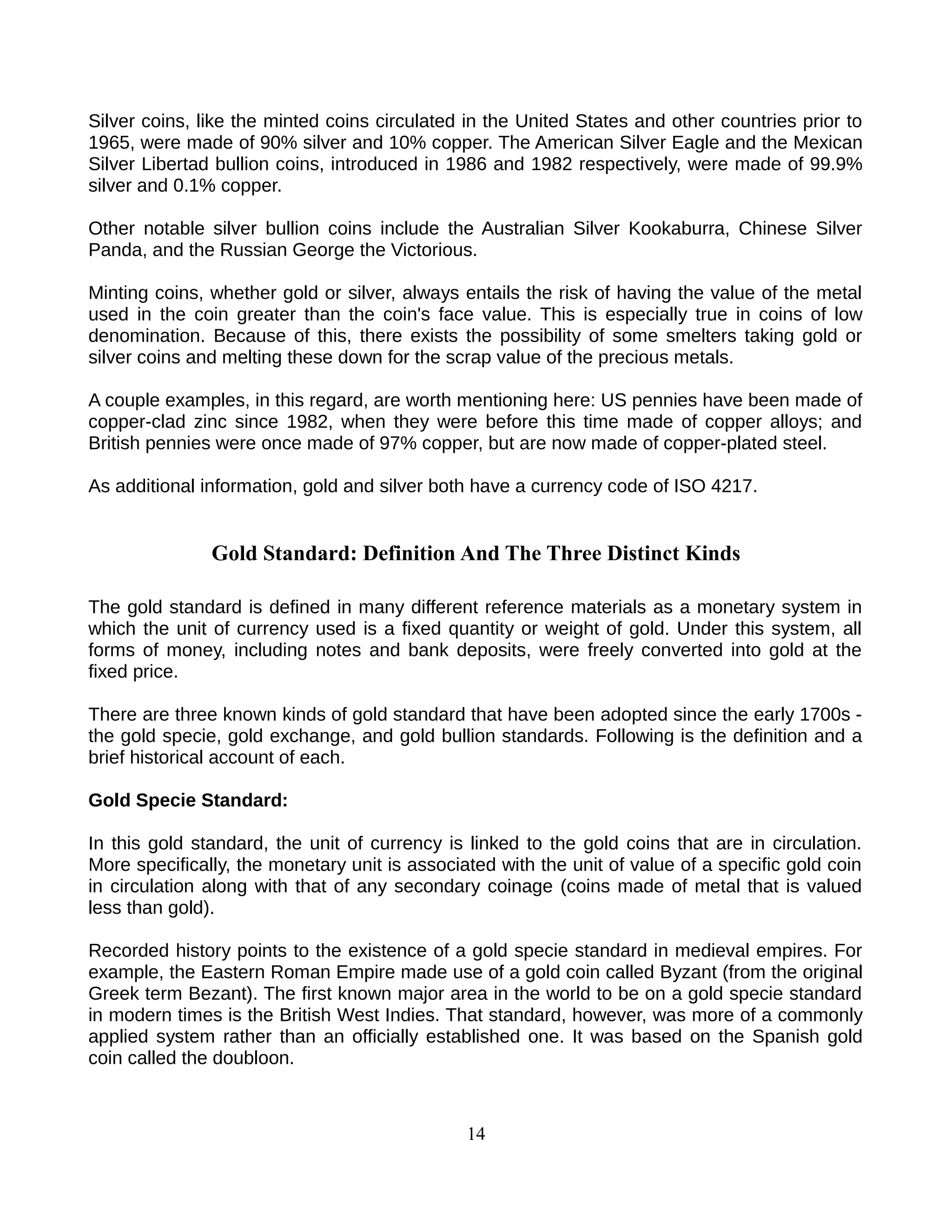 Precious metals investing cheat sheet for maximum roi & minimum risk ...