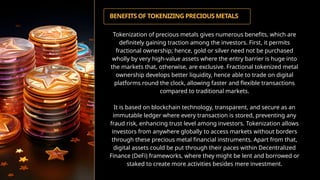 Understanding Precious Metal Tokenization A Comprehensive Guide | PPT