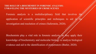 PRECIOUS NWAEKE PRESENTATION ON FORENSIC BIOCHEMISTRY.pptx