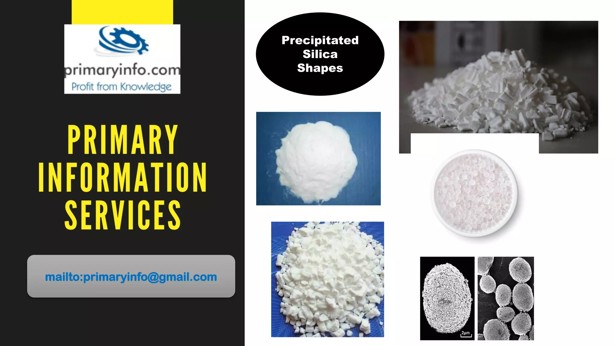 Precipitated silica - project technology-sources market scenario | PDF