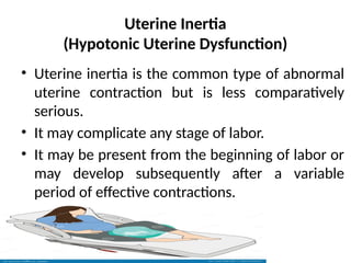 Precipitate labor.pptx incoordinate uterine actions | PPT