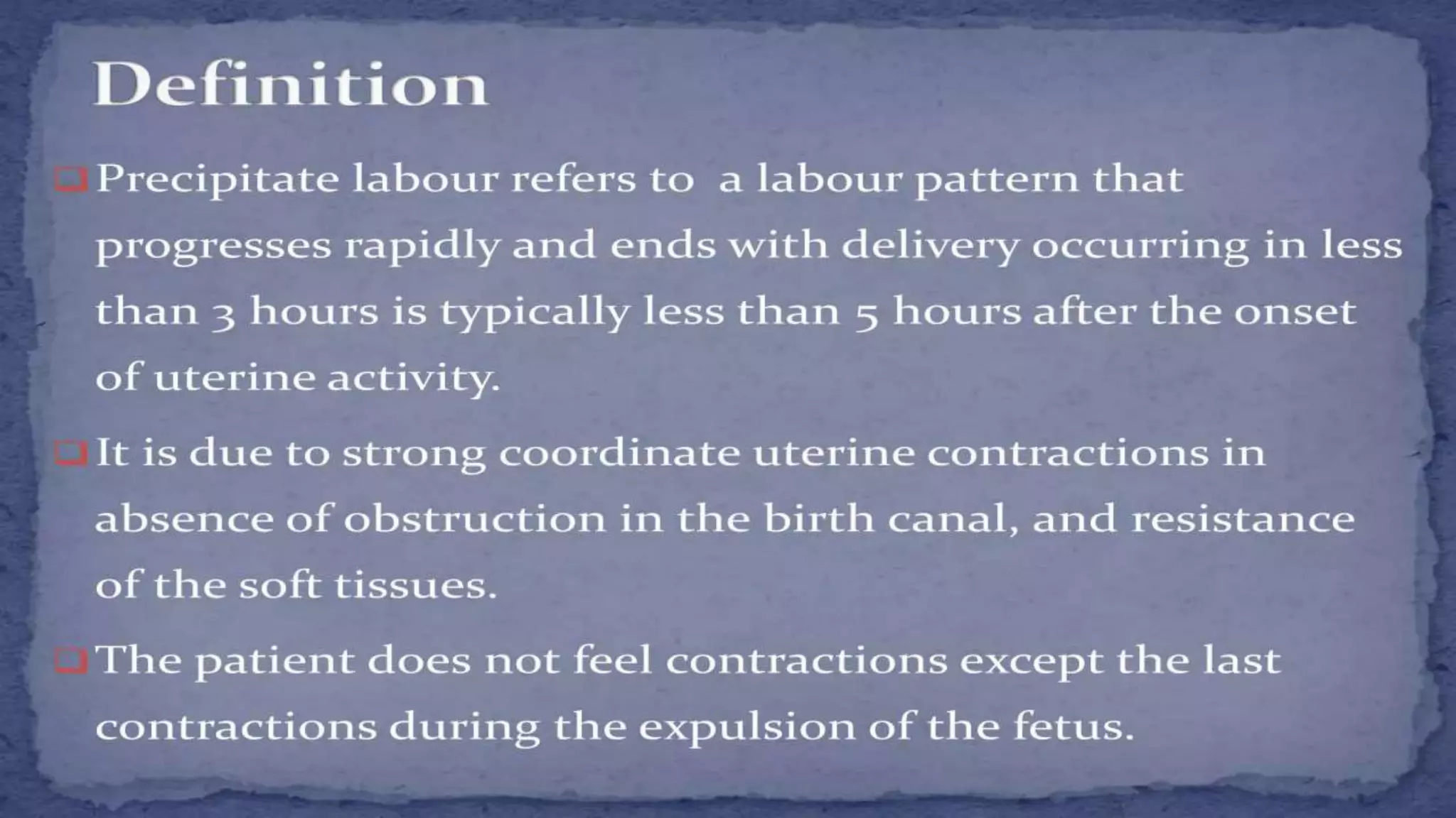 Precipitate Labour.pptx