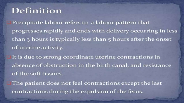Precipitate Labour.pptx