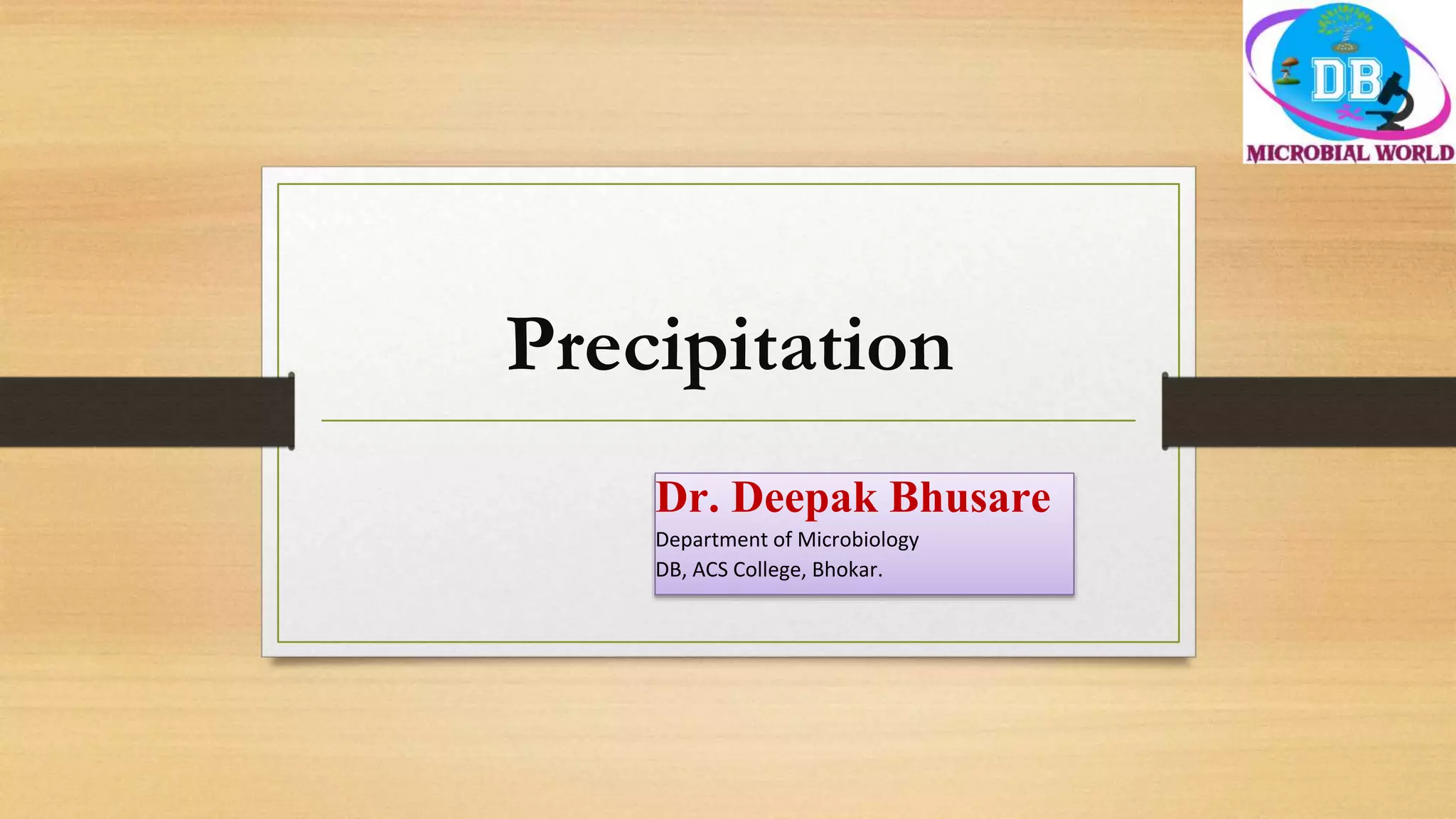 Precipitation | PPT