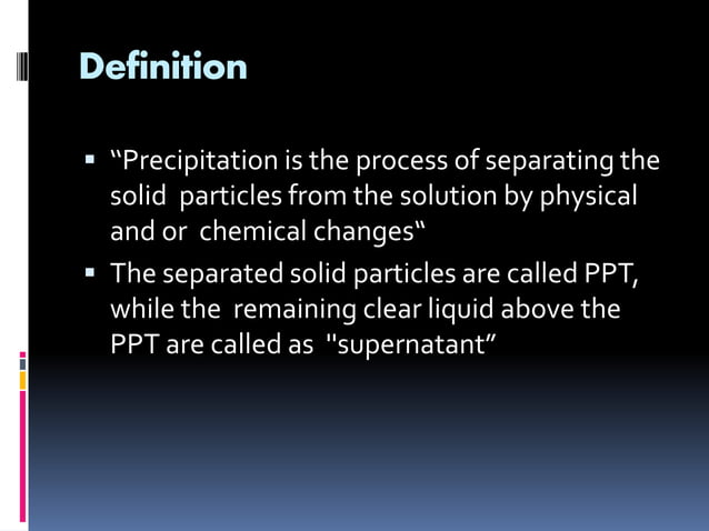 Precipitation | PPTX | Chemistry | Science
