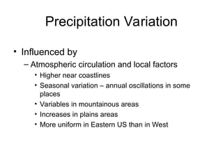 precipitation and its types presentation | PPT