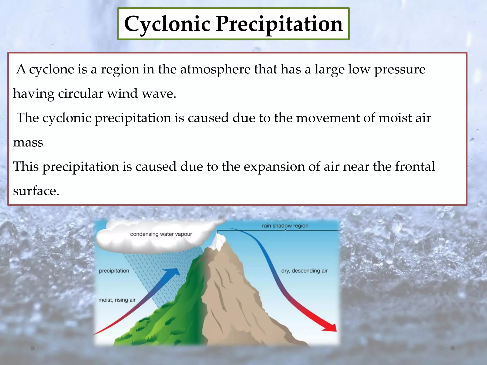 Precipitation and its classification | PDF