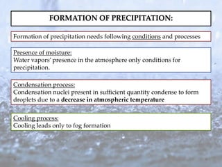 Precipitation and its classification | PDF