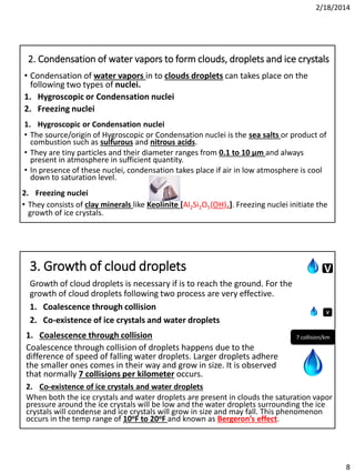 Precipitation types and clouds types | PDF