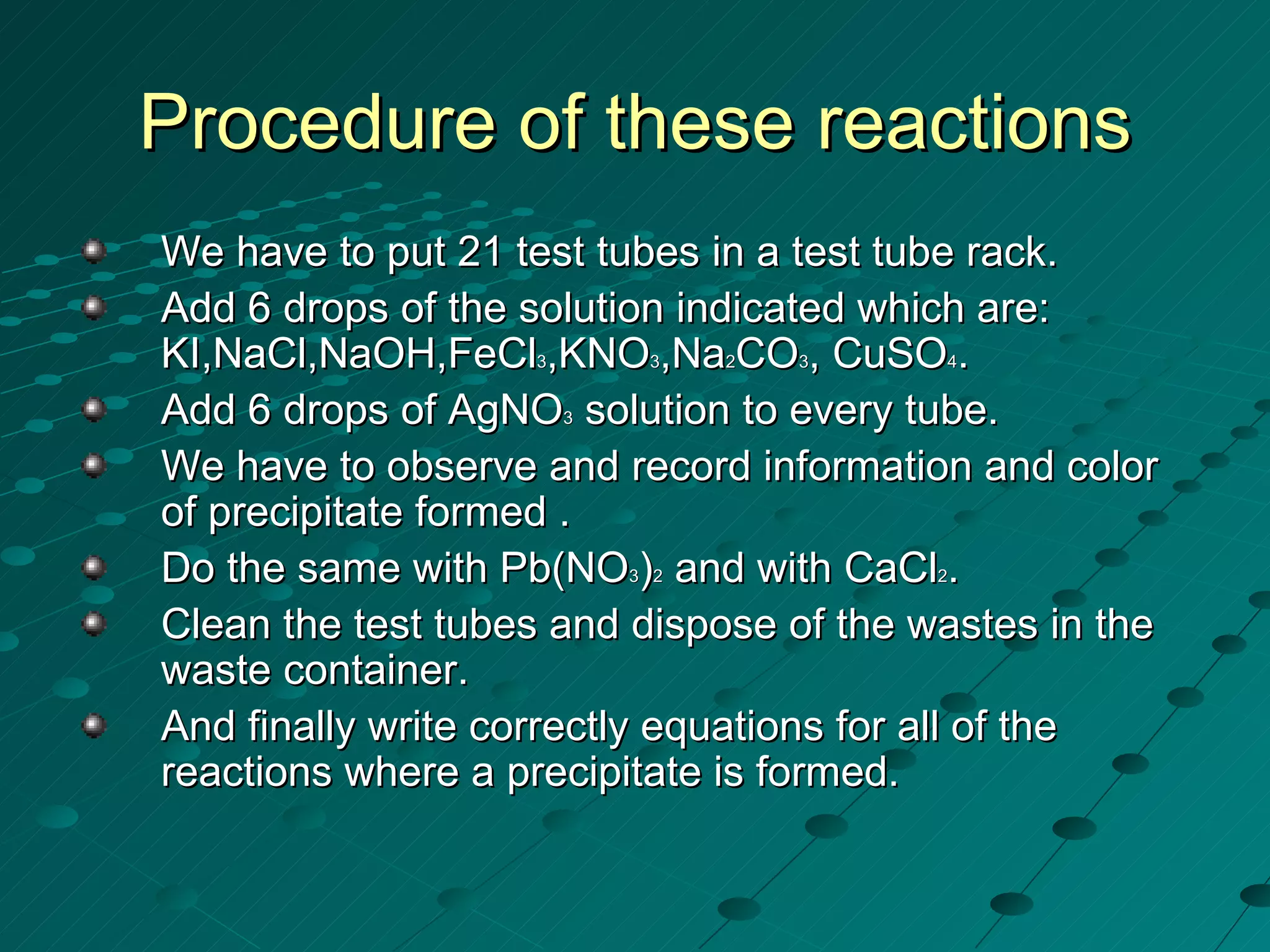 Precipitation react2 | PPT