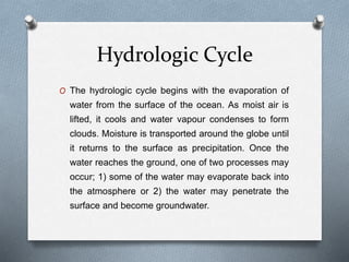 Precipitation, The Hydrosphere and Hydrologic Cycle ENM 142 Lecture 4.pptx