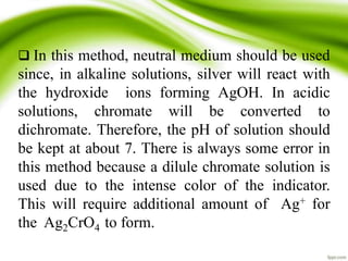 Precipitation Titration | PPTX