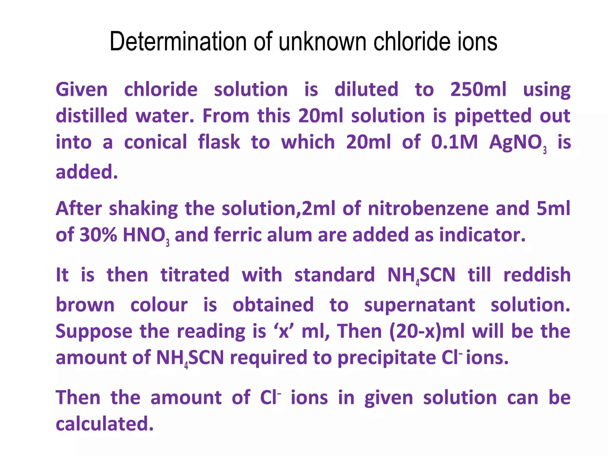Precipitation titrations | PPT