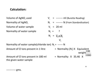 Precipitation titrations | PPT