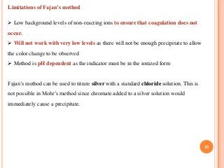Precipitation titrations . | PPT