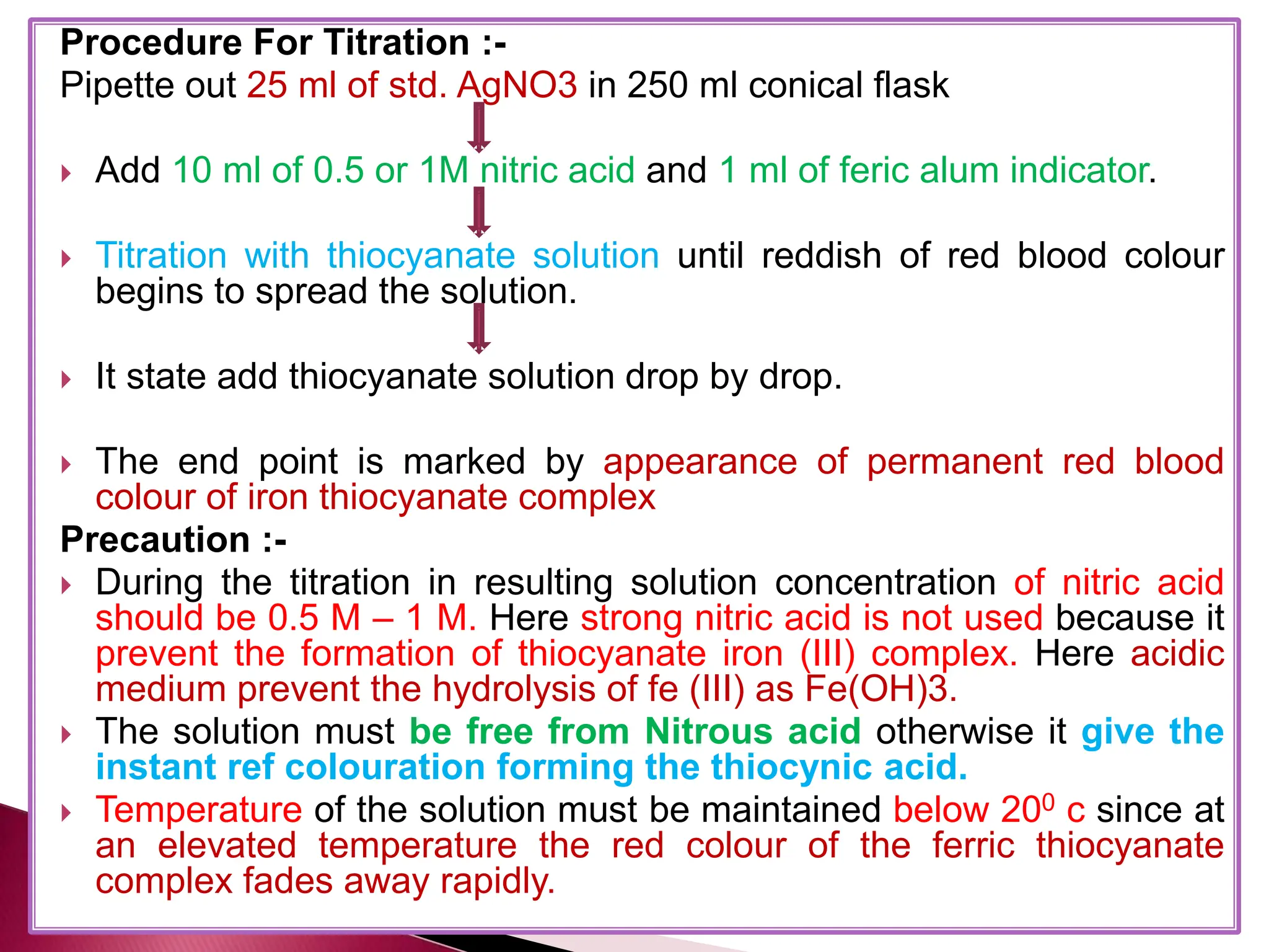 Precipitation titrations | PPTX