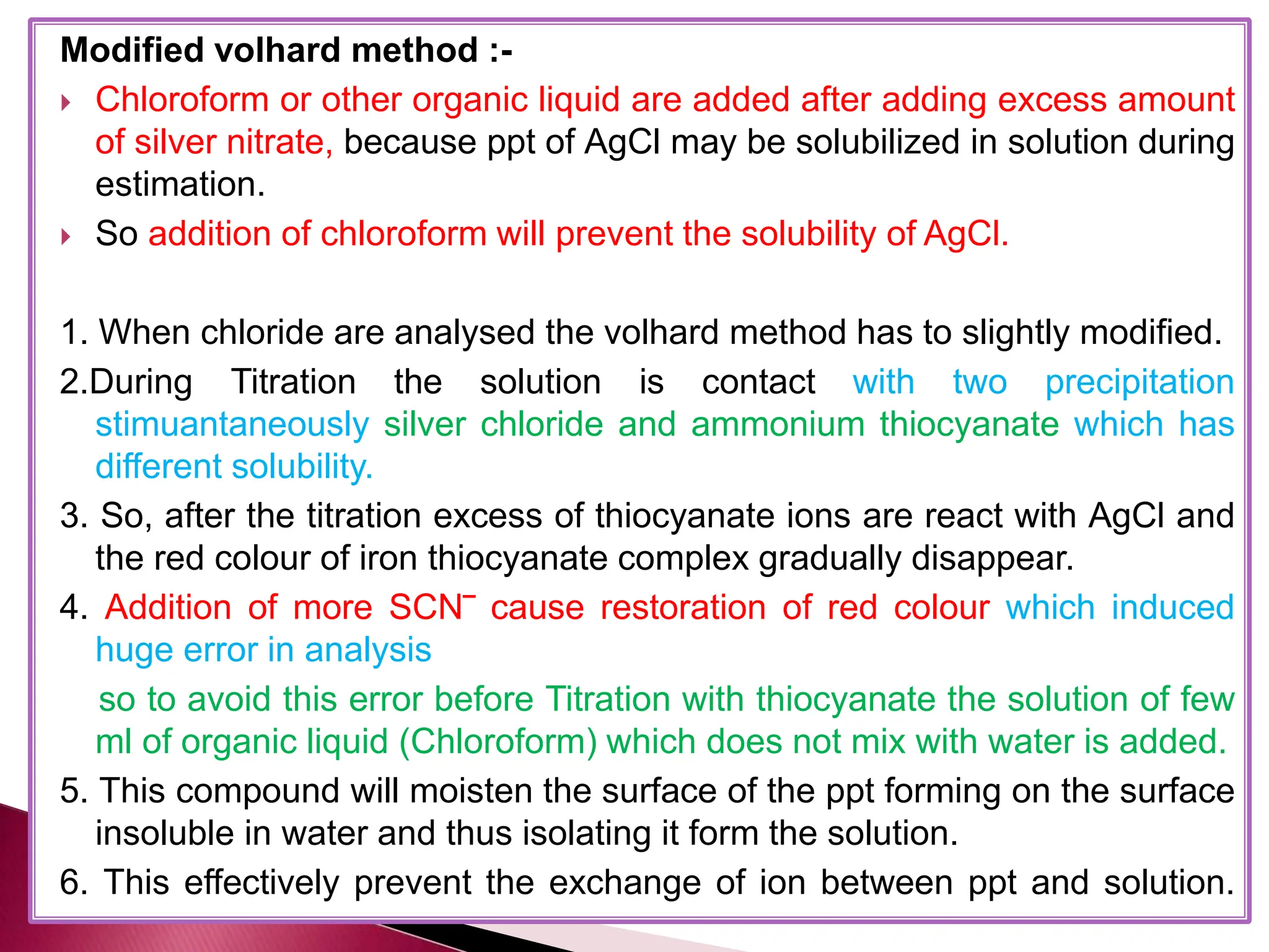 Precipitation titrations | PPTX