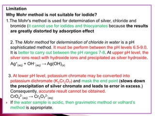 Precipitation titrations | PPTX