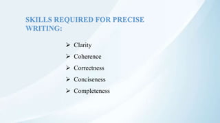 PRECIS AND SUMMARY WRITING.pptx